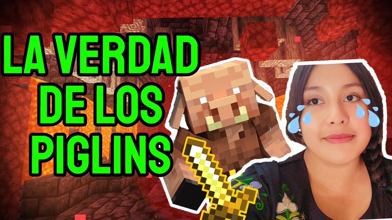 🐷 La VERDADERA historia COMPLETA de los PIGLINS 🐷 #minecraft # ...