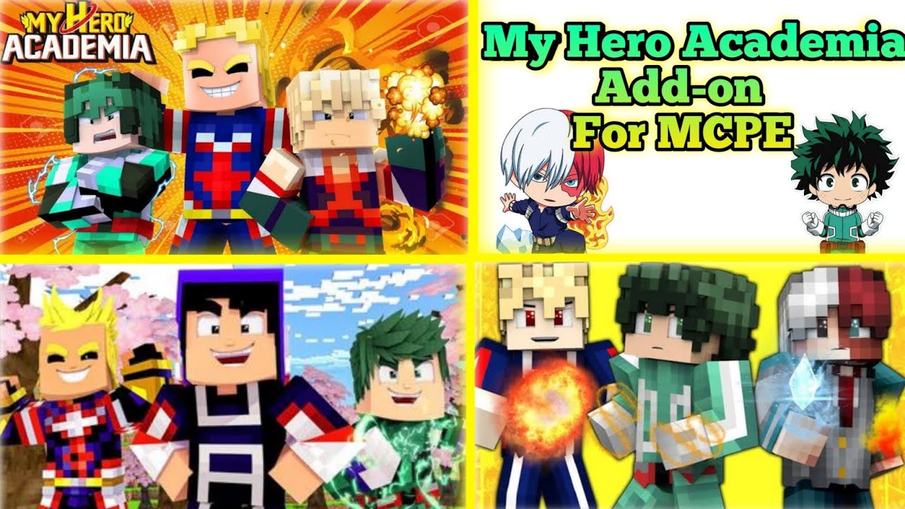 My Hero Academia Mod MCPE 1.20 | MHA mod for MCPE | Mha Mod Minecraft ...