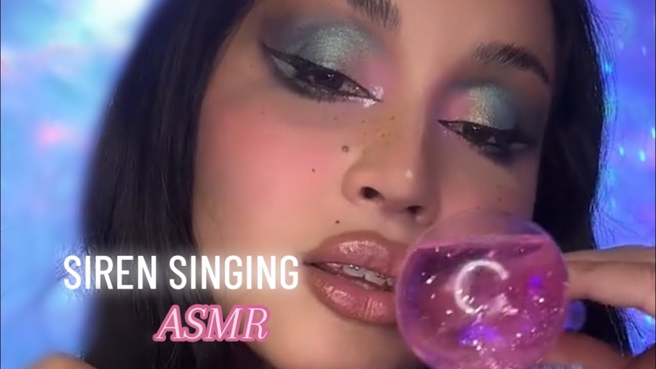 ASMR| SIREN SINGING YOU TO SLEEP 🧜‍♀️🎶💤 WOOD TAPPING, GUMMIES - YouTube