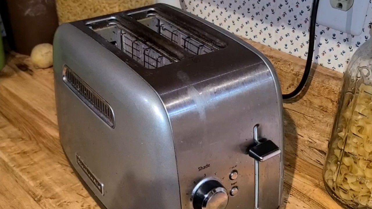 Silver KitchenAid KMT2115 Toaster for Bagel 2 Slice Review - YouTube