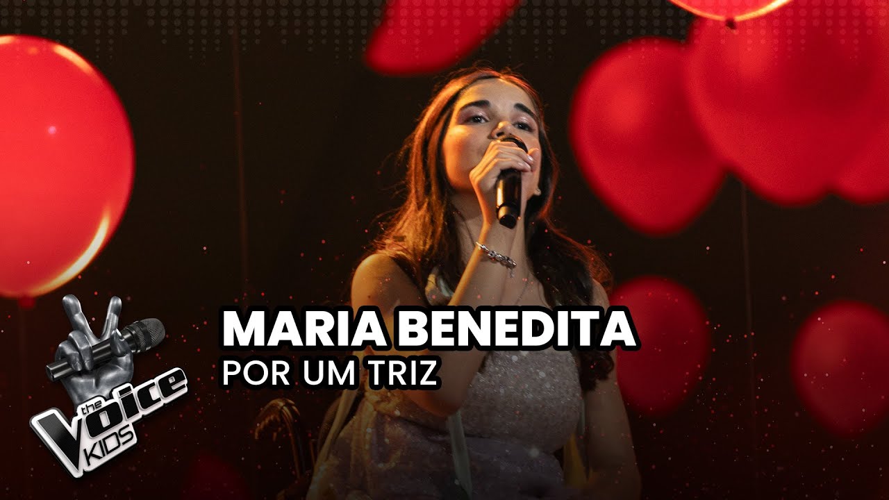 MARIA BENEDITA "Por um triz" | Gala | The Voice Kids Portugal 2024 ...