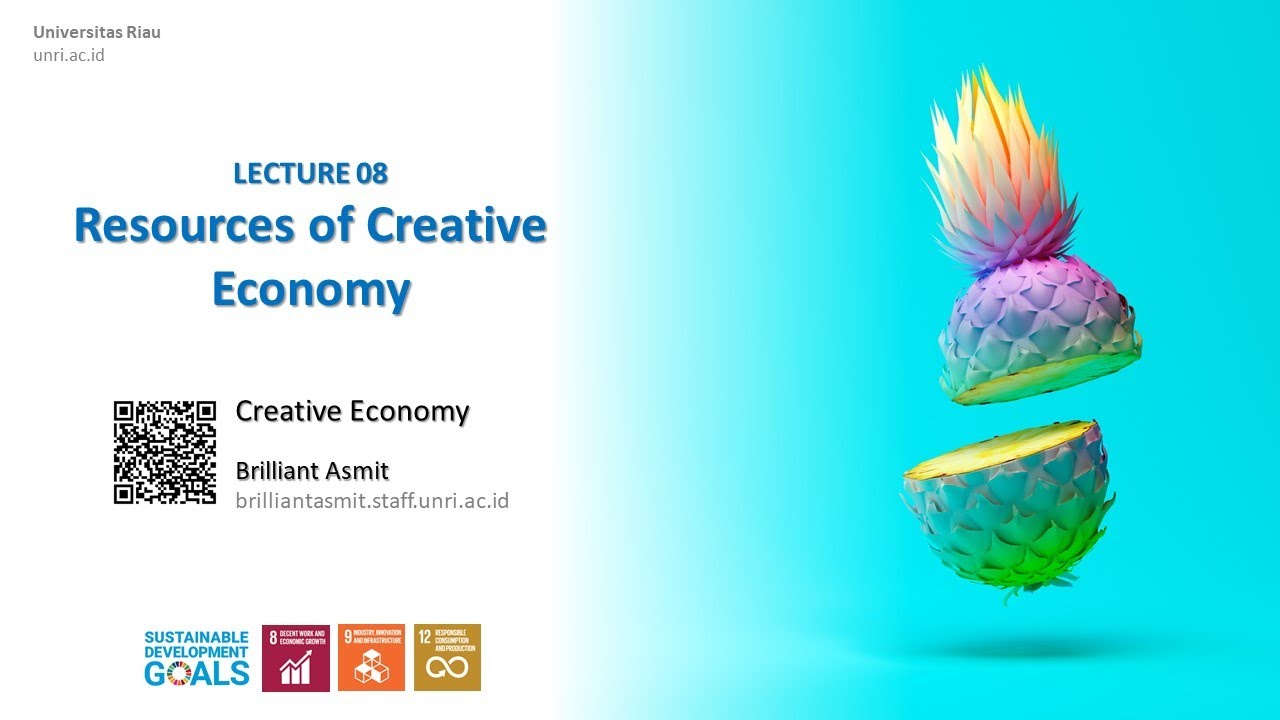 Lecture 08 Creative Economy: Resources - YouTube