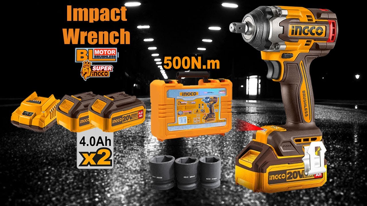 Ingco Original 20V Lithium Batteries with Charger CIWLI2050 - YouTube