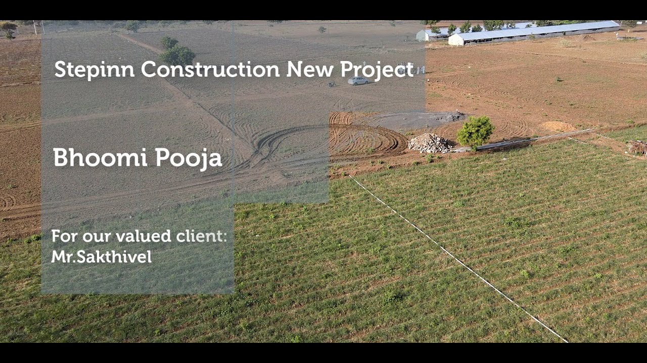 Bhoomi Pooja for Construction of Modern Farm House Villa by Stepinn ...