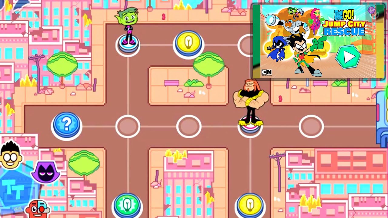 Teen Titans Go! Jump City Rescue - Gameplay Walkthrough Part 2 - YouTube