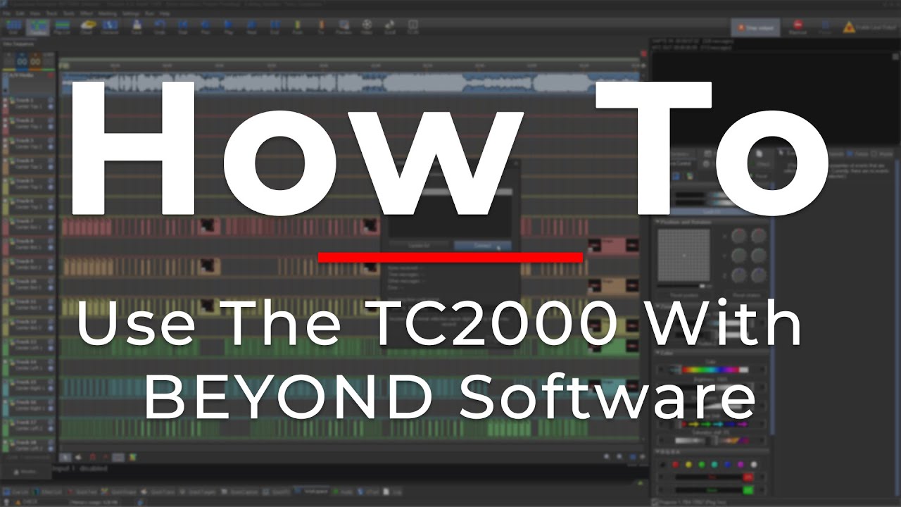 How To Use The TC2000 With BEYOND Software - YouTube