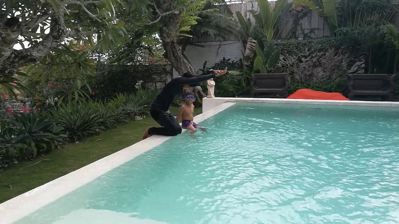 floating, roll over, kneeling dive REPEAT!😁 - YouTube