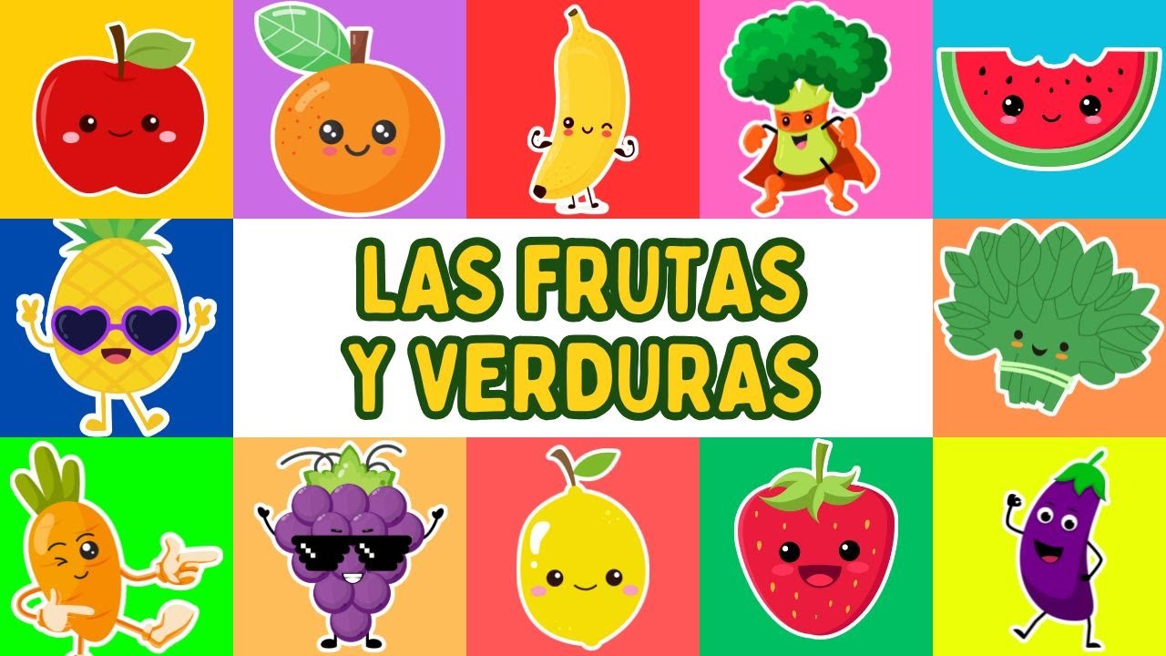 🍎 Aprende las Frutas en 5 minutos🍌 | Video Educativo 🍇 Learn the fruits ...