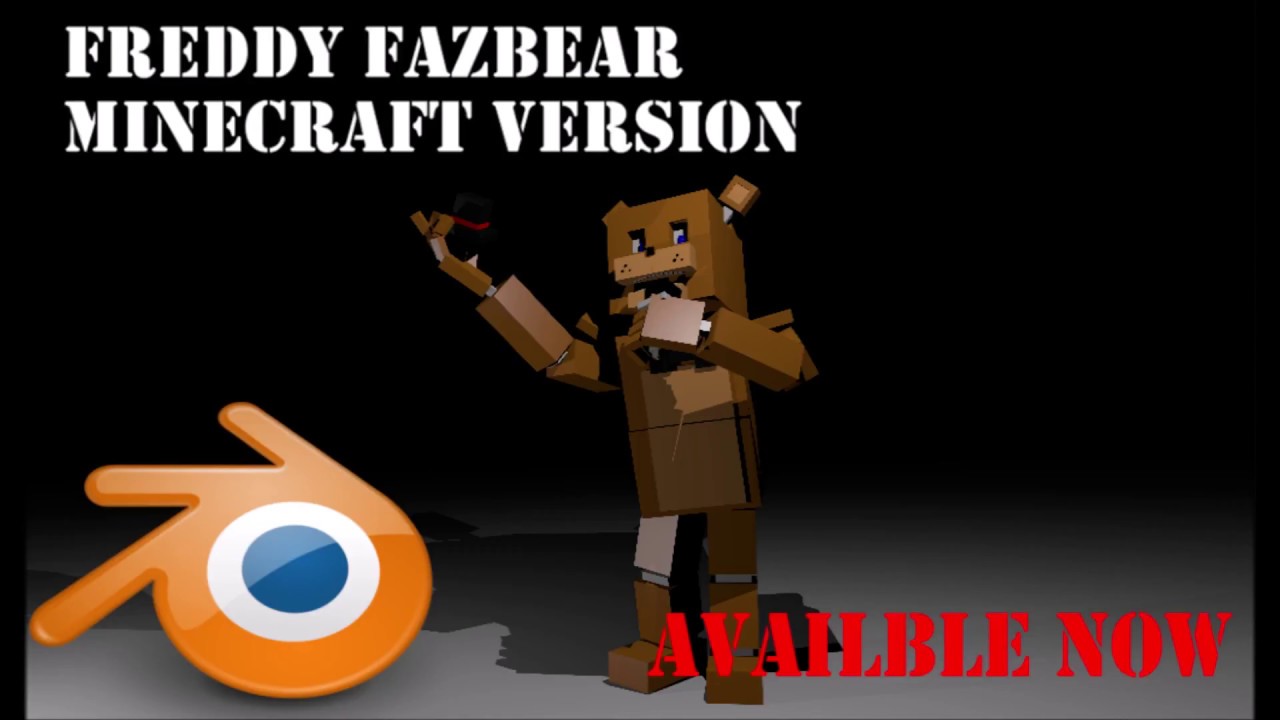 [FNaF Blender] Minecraft Freddy Fazbear Creation Timelaps - YouTube