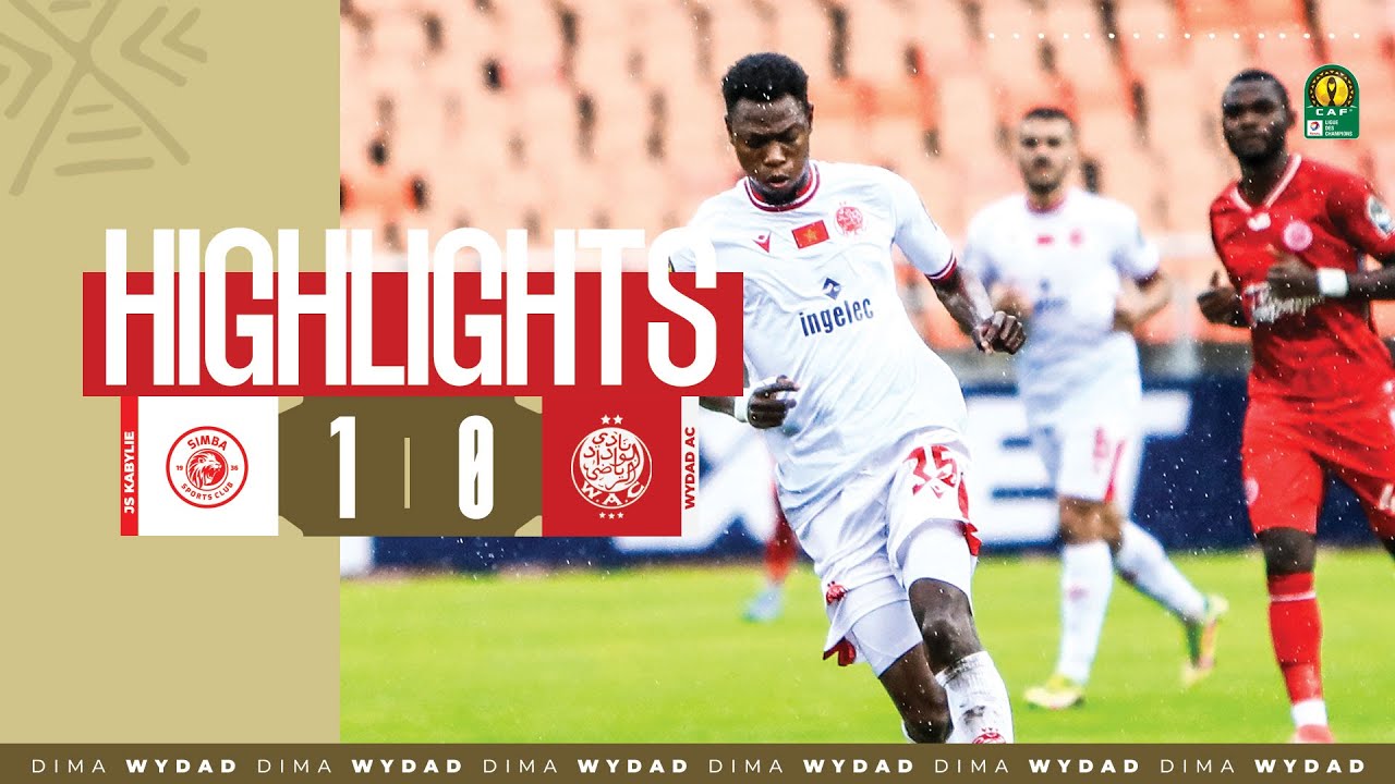 HIGHLIGHTS Simba SC 1-0 Wydad AC | #TotalEnergiesCAFCL | Quarter-Final ...