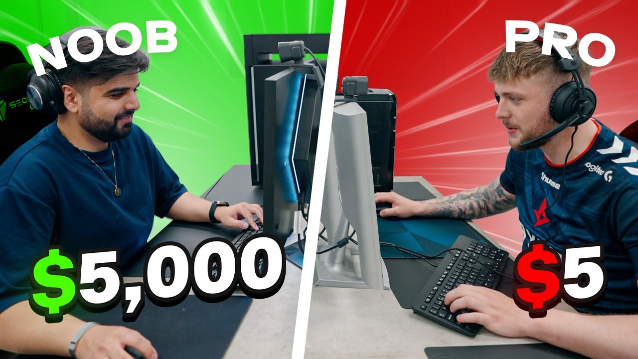 Astralis Pro On 5$ Gaming Setup Vs. Silver With A 5000$ Gaming Setup ...