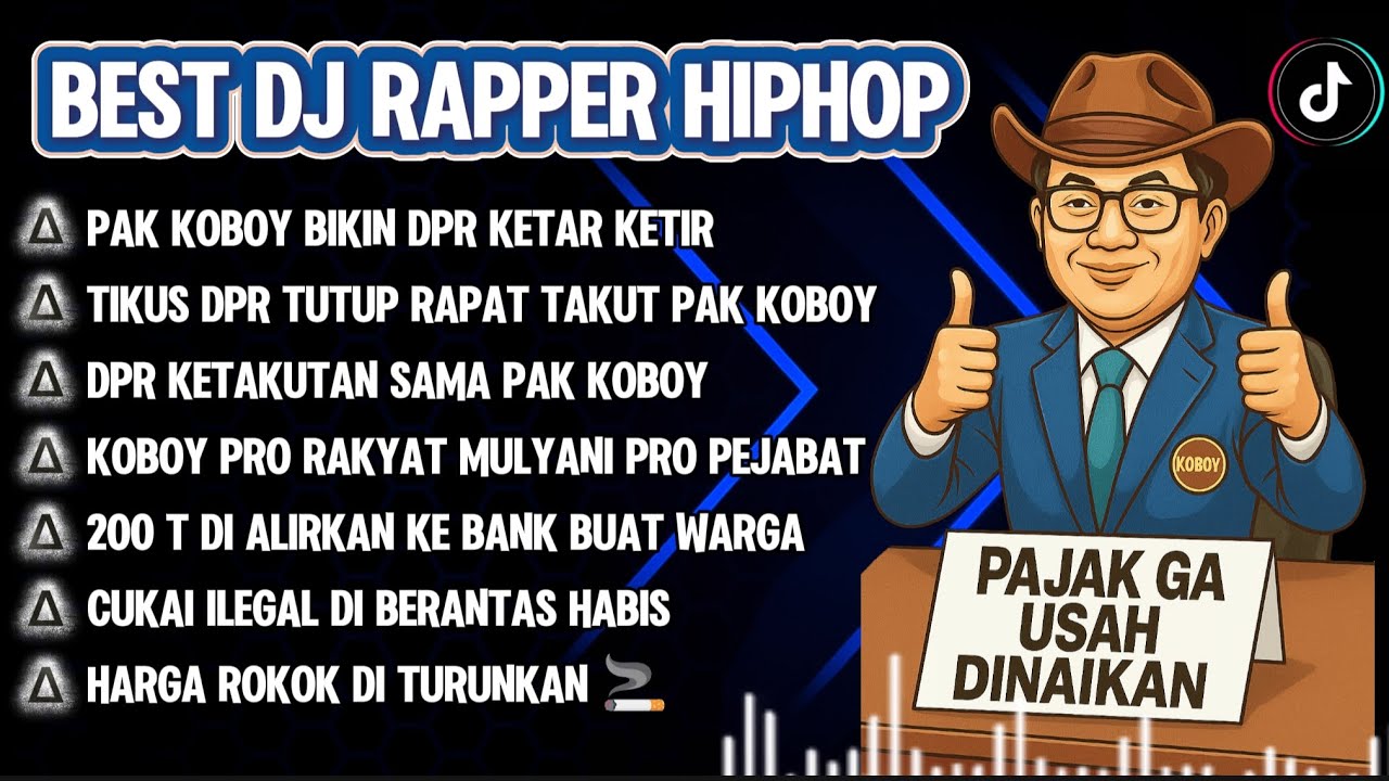BEST DJ RAPPER HIPHOP || PAK KOBOY PURBAYA PRO RAKYAT MULYANI PRO ...