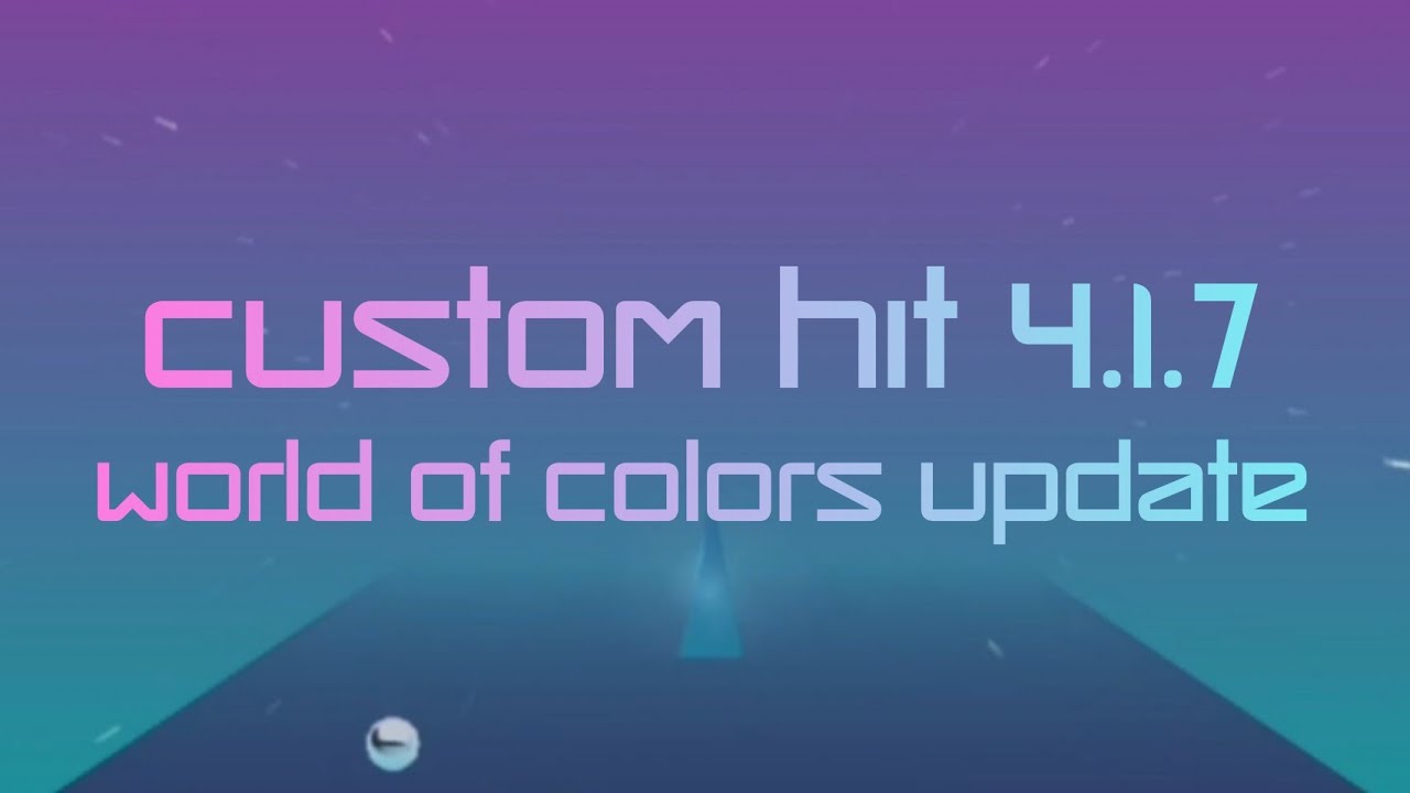 Custom Hit 4.1.7 World of Colors Update - YouTube