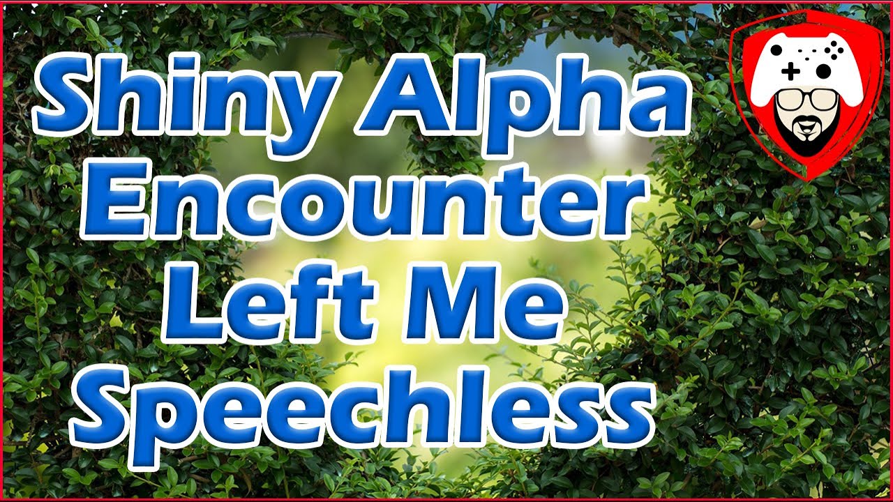 Shiny Alpha Encounter Left me Speechless! - YouTube