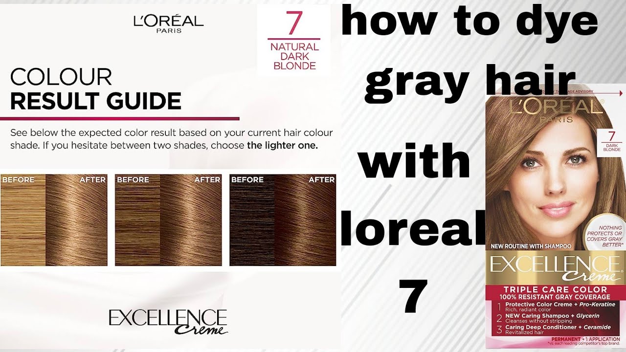 How To Get Brown Hair Color Without Cutdown LOREAL 7 gray Hair how-to-get-brown-hair-color-without-cutdown-loreal-7-gray-hair
