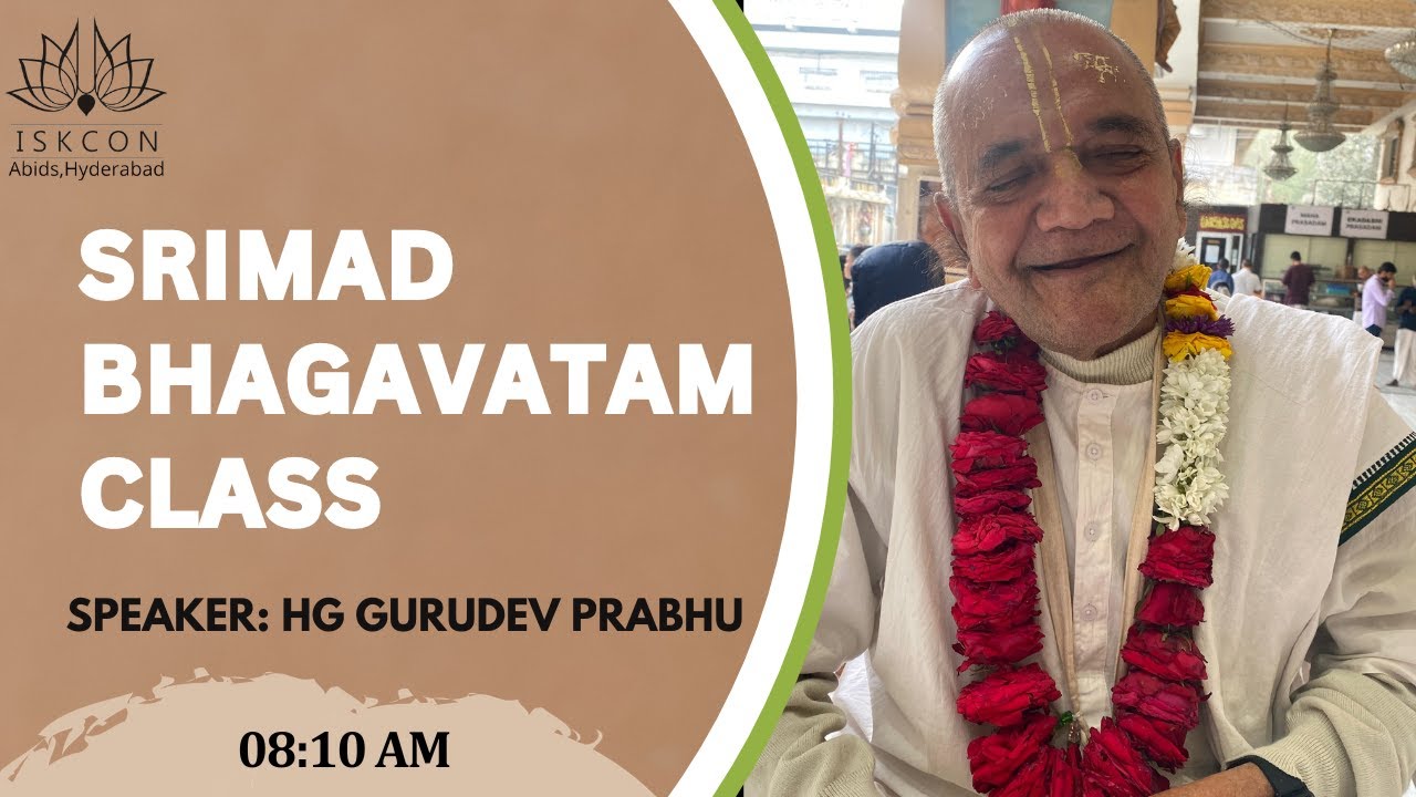 SB Class | SB 4.27.20 | HG Gurudev Pr | 2-1-2024 | ISKCON Hyderabad ...