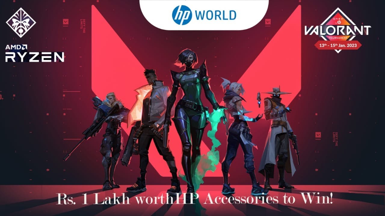 HP OMEN VALORANT TOURNAMENT TEAM HIVE vs TEAM OMEN - YouTube