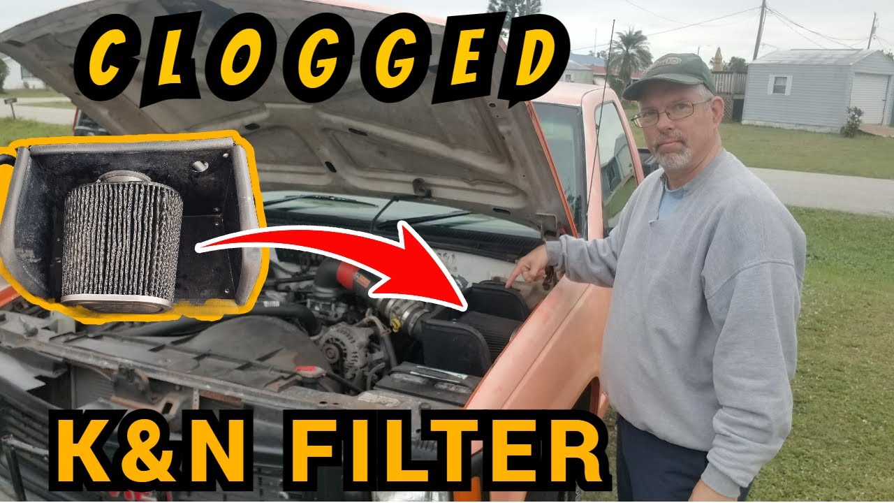 My K&N Air Filter is Extremely Clogged on my GMC truck, Poor Gas MILAGE ...