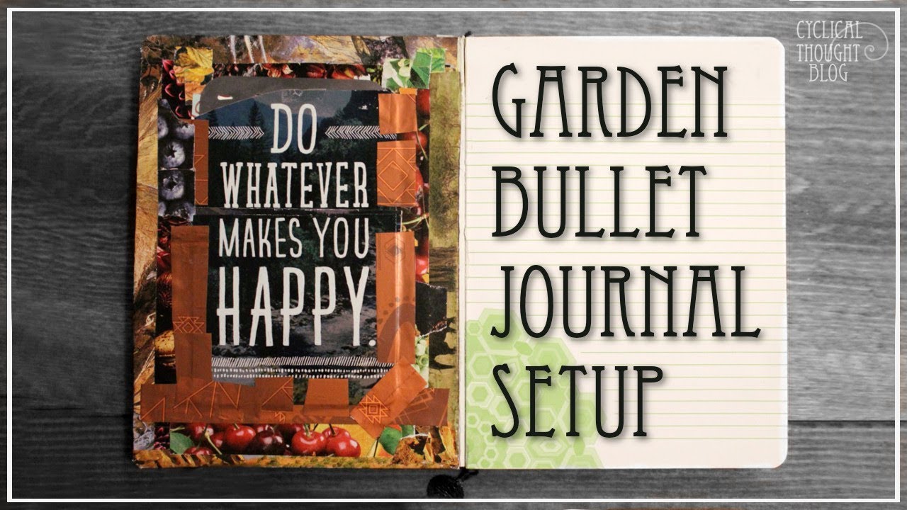 Garden Bullet Journal Setup 2018 - YouTube