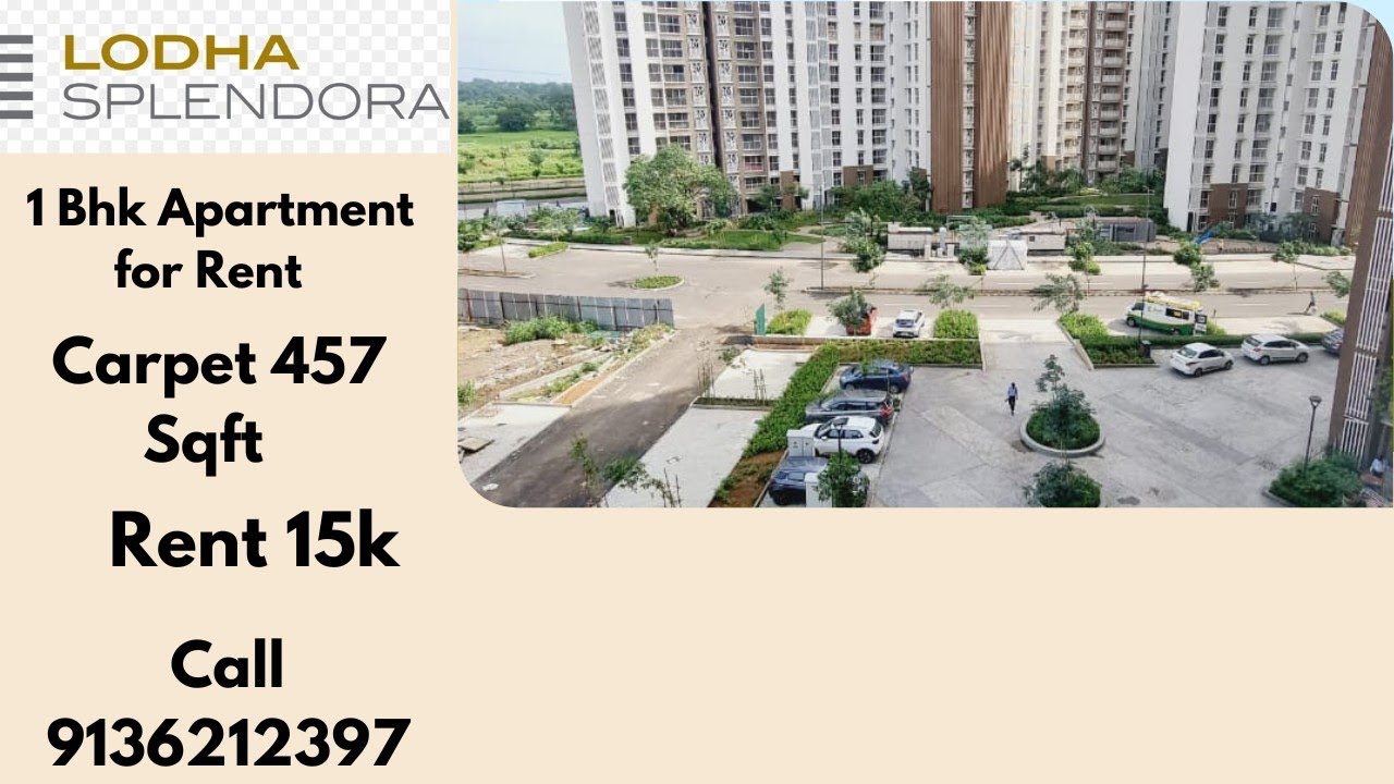 | Lodha Splendora | 457 Sqft Carpet |Ghodbandar Road | Thane West ...