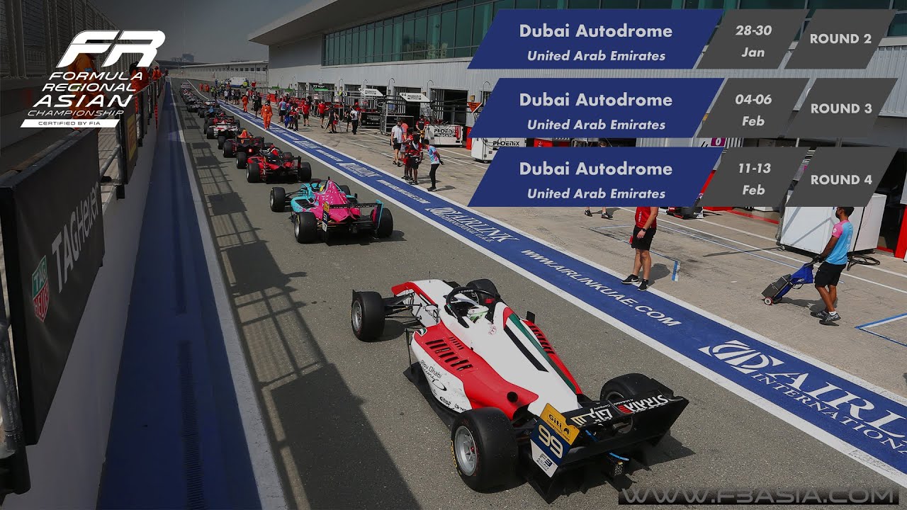 2022 Formula Regional Asian Championship Certified by FIA Round 4 Race ...