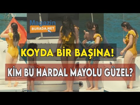 BODRUM'DA TEKNE SEFASI! KİM BU MAYOLU GÜZEL?