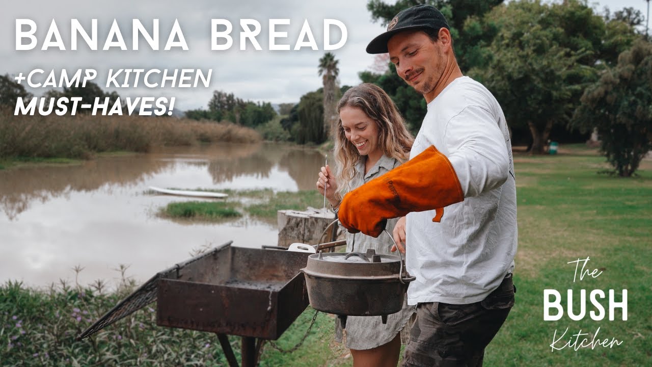 Banana Bread in Potjie Pot / Dutch Oven | Camp Kitchen MUST HAVES ...