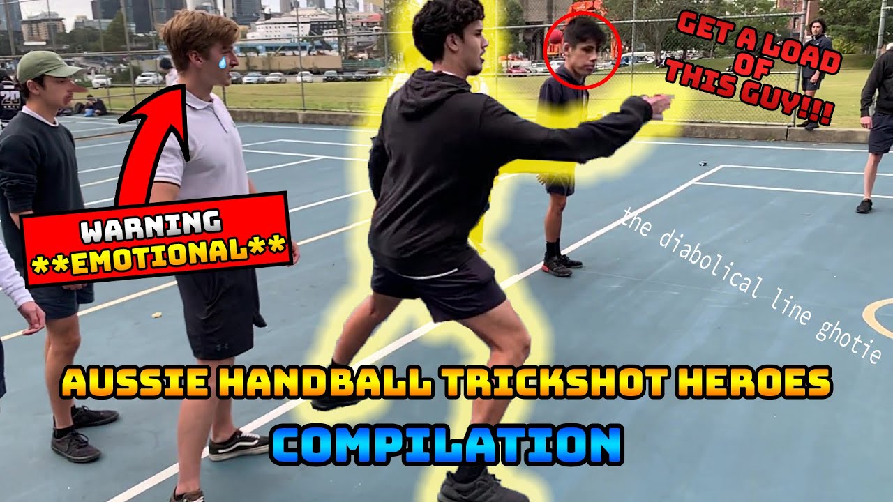 AUSSIE HANDBALL TRICKSHOT HEROES COMPILATION (WARNING **EMOTIONAL ...