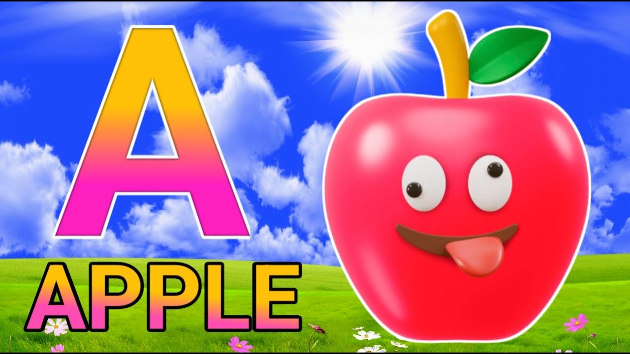 ABC rhymes l English abcd video l A for apple l phonics song l abcd ...