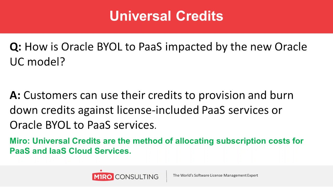 Oracle Bring Your Own License - Q&A - March 6, 2018 - YouTube
