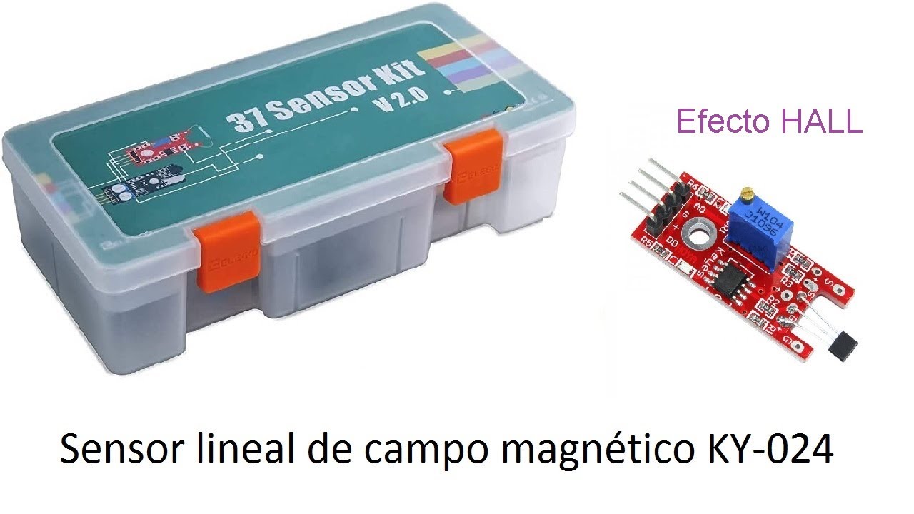 ELEGOO 🎯. SK 180: MÓDULO SENSOR MAGNÉTICO EFECTO HALL (KY-024). - YouTube
