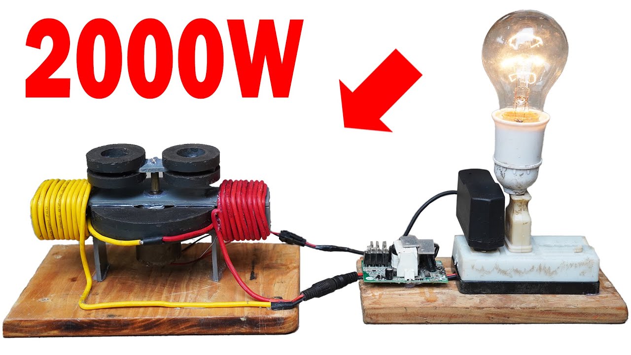 I Built a Free Energy Generator - How It Works and Demonstration - YouTube