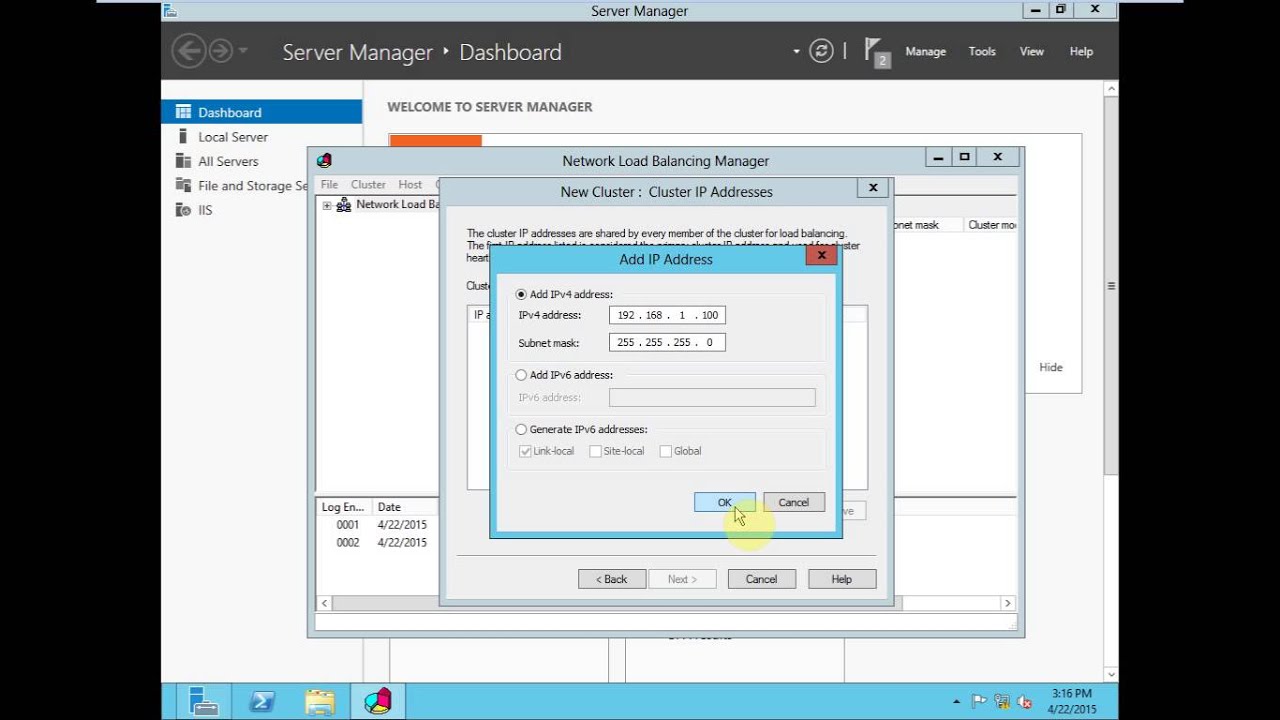 Windows Server 2012 70-411 Network Load Balancing - YouTube