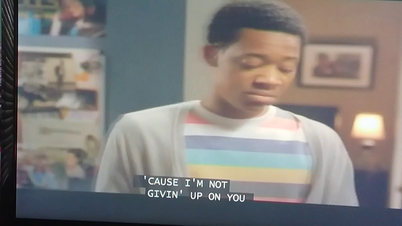 Don't run away by Tyler James Williams - YouTube