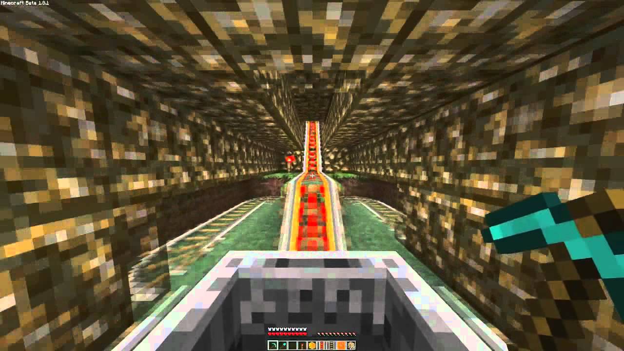 Longest Minecraft roller coaster ever (11 minutes) - YouTube