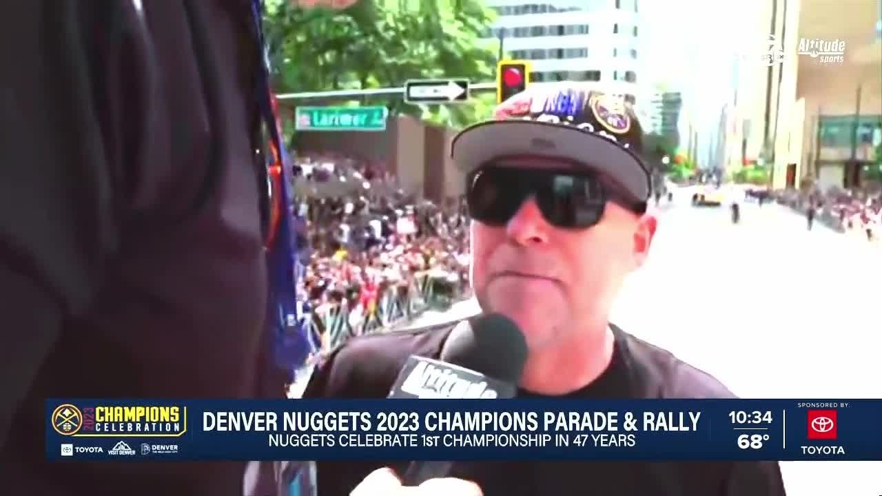 Denver Nuggets Coach Michael Malone: "It's starting to hit me" - YouTube