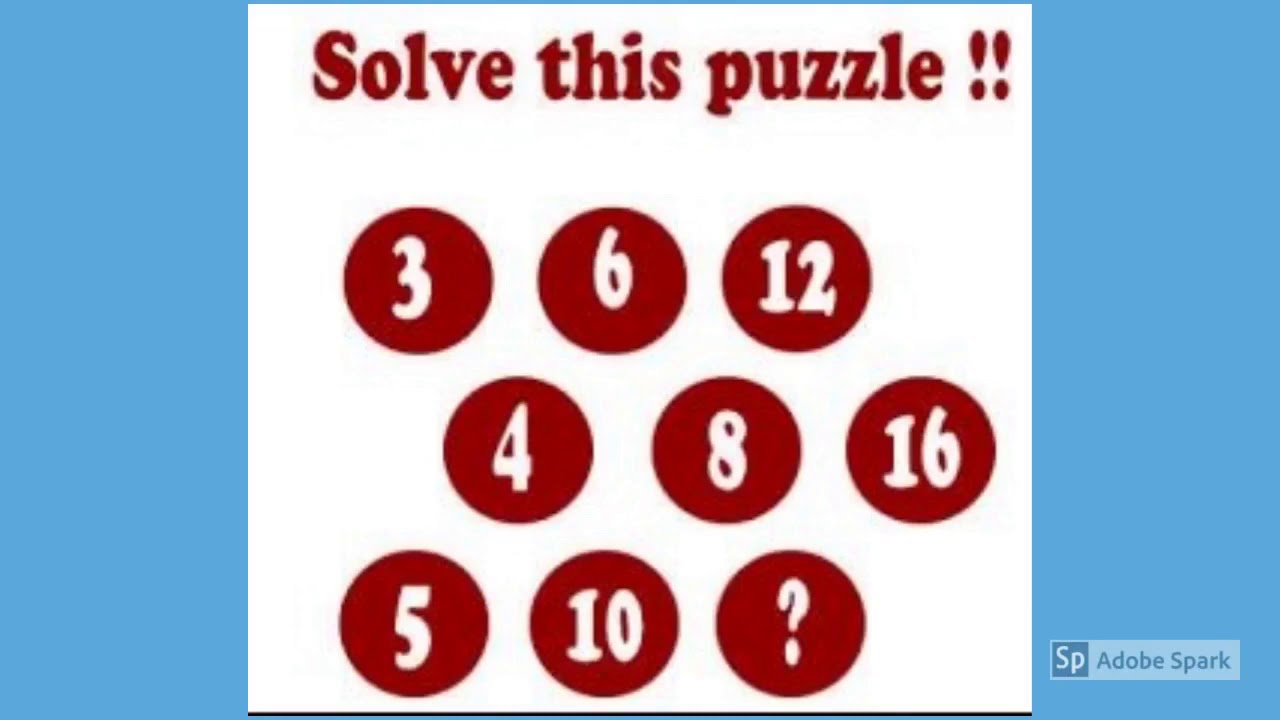 Try This Number Puzzle...Find the Value In The Place Of ? - YouTube