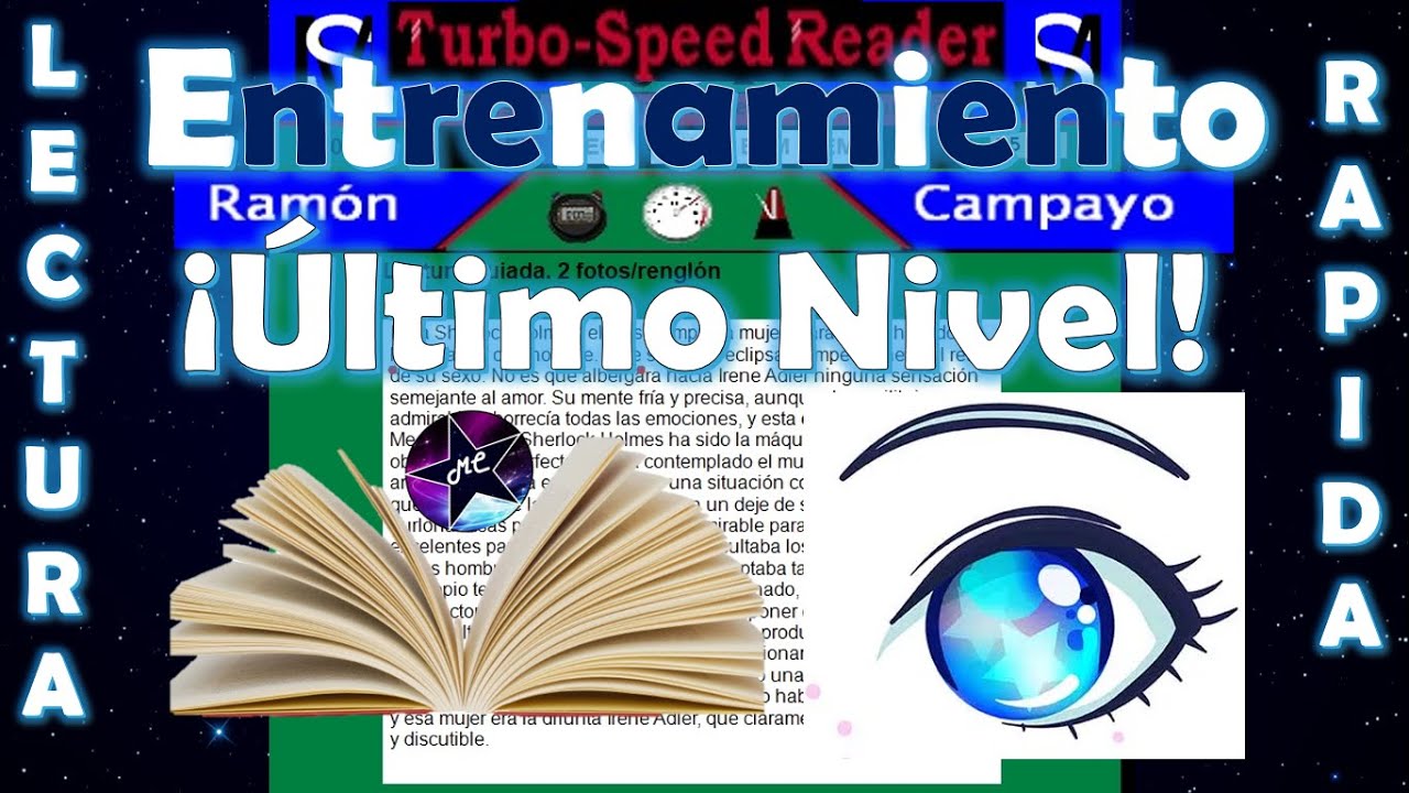 Lectura rápida, entrenamiento ocular ¡Último Nivel!, Turbo-Speed Reader ...