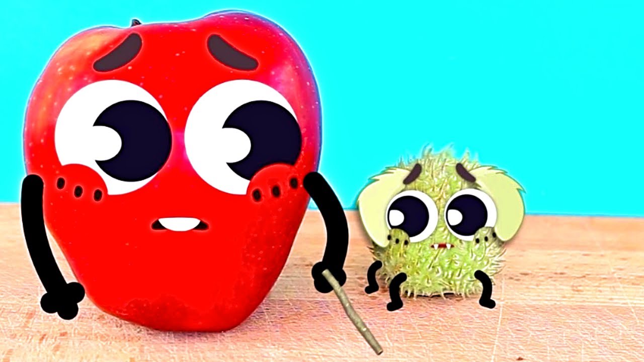 Cute Doodles And Their Pets! Talking Fruits Have Fun With Each Other ...