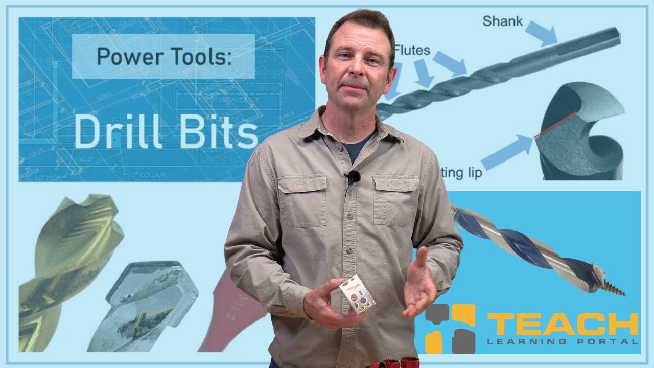 Basics of Drill Bits - TEACH Construction Trades Training Series - YouTube