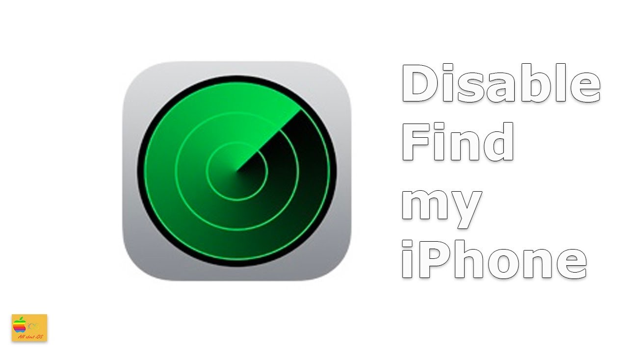 How to disable find my iPhone feature from your iPhone - YouTube