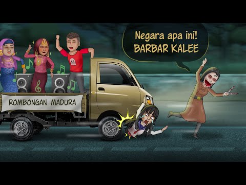 Ketika Hantu Jepang ke Indonesia - Kompilasi #HORORKOMEDI | Kartun Hantu, Animasi Lucu