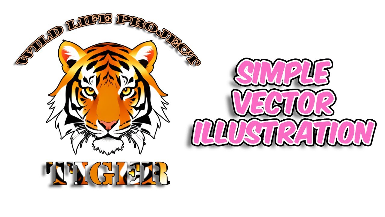 How to Make simple vector illustration Effect for Logo - Photopea ...