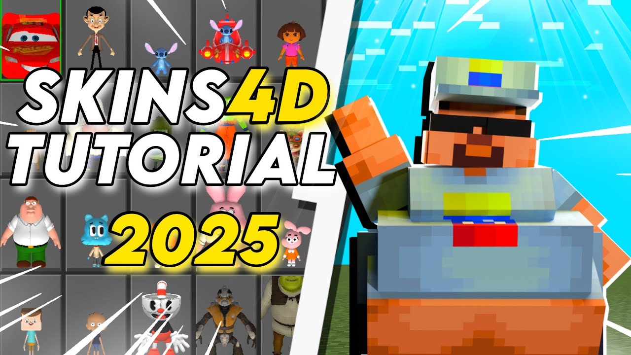 ¿Sigues con skins cuadradas? 🤔 Transforma Minecraft con Skins 5D/4D ...