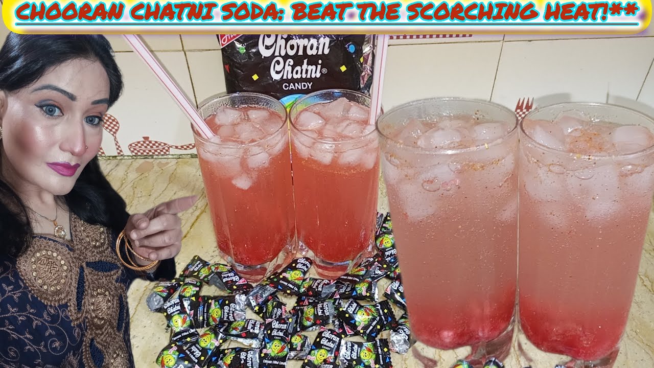 Choran Chatni Soda Recipe | Karakti Garmi Main Thanda Thar Choran ...