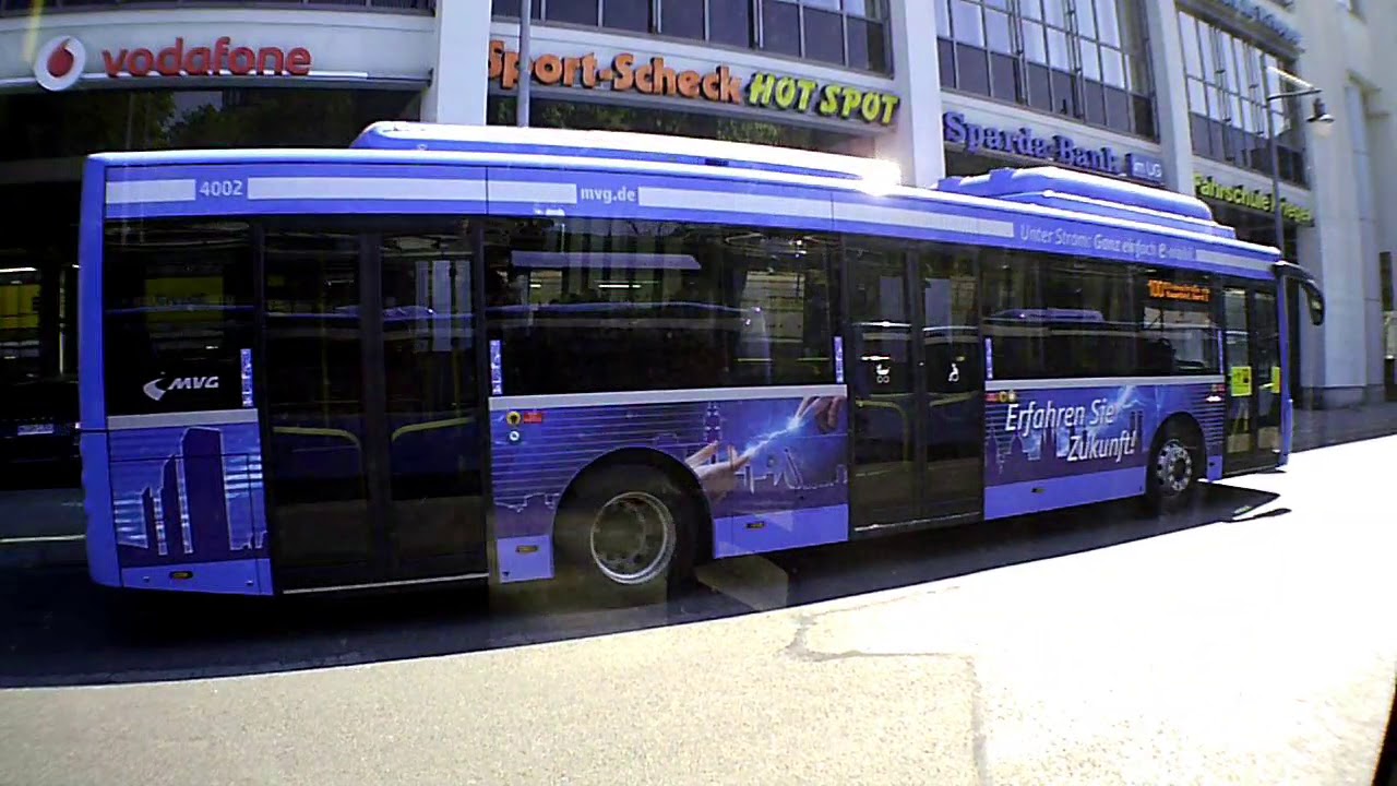 München Bus , Munich Bus , münih belediye otobüsü MVV MVG testaufnahme ...