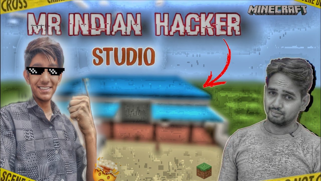 Minecraft: I Created the MR INDIA Hacker Studio! - YouTube