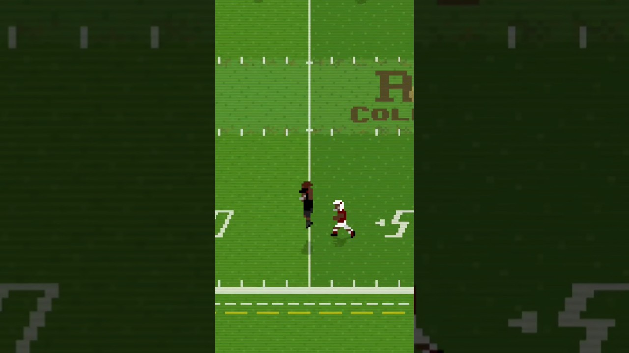 Jumping Catch + Broken Tackle = TOUCHDOWN - Retro Bowl College - YouTube