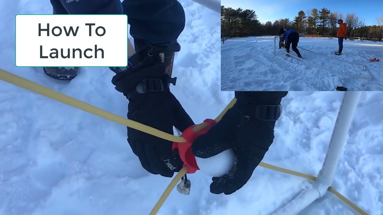 PVC Snowball Launcher - YouTube