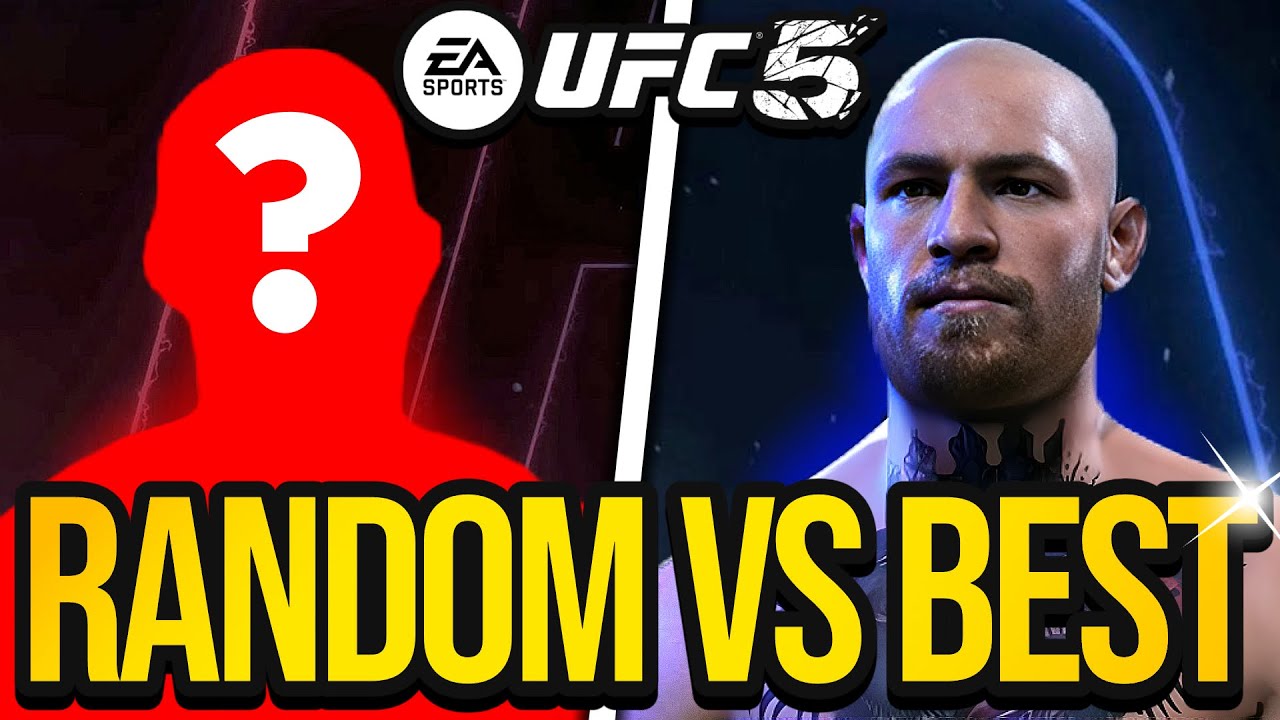 Can a RANDOM Fighter Beat Every CHAMPION in UFC 5? - YouTube